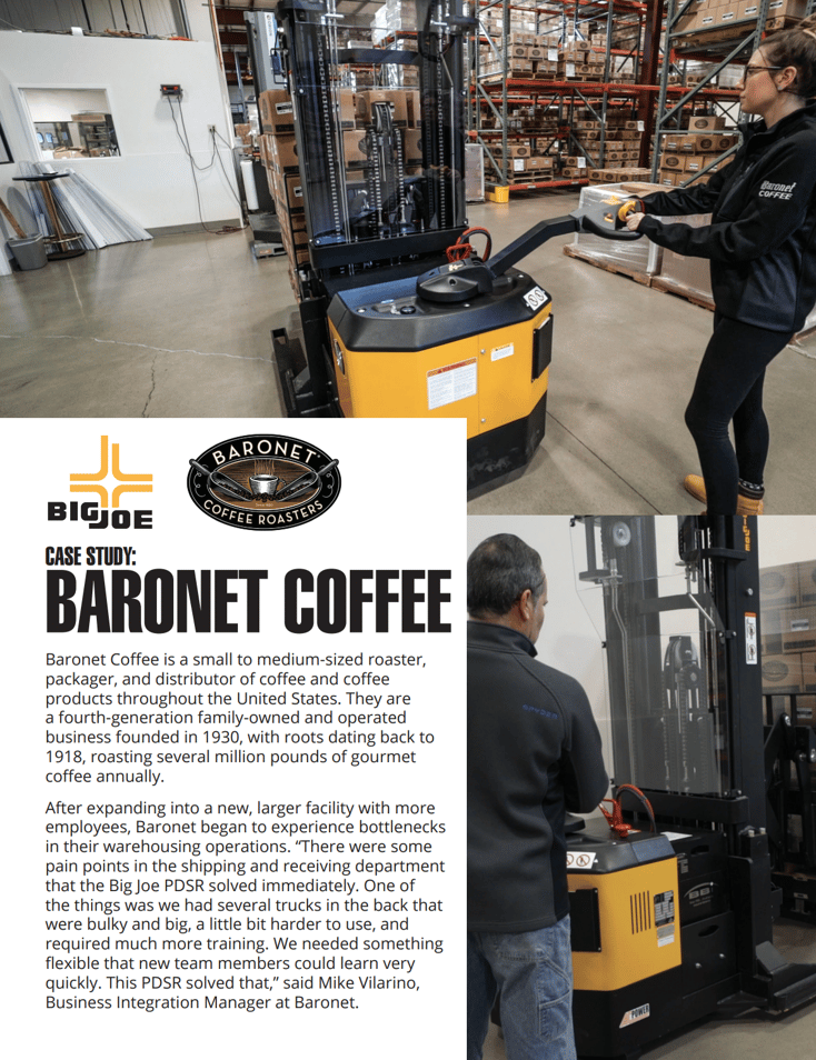 PDSR Stackers | Big Joe Forklifts